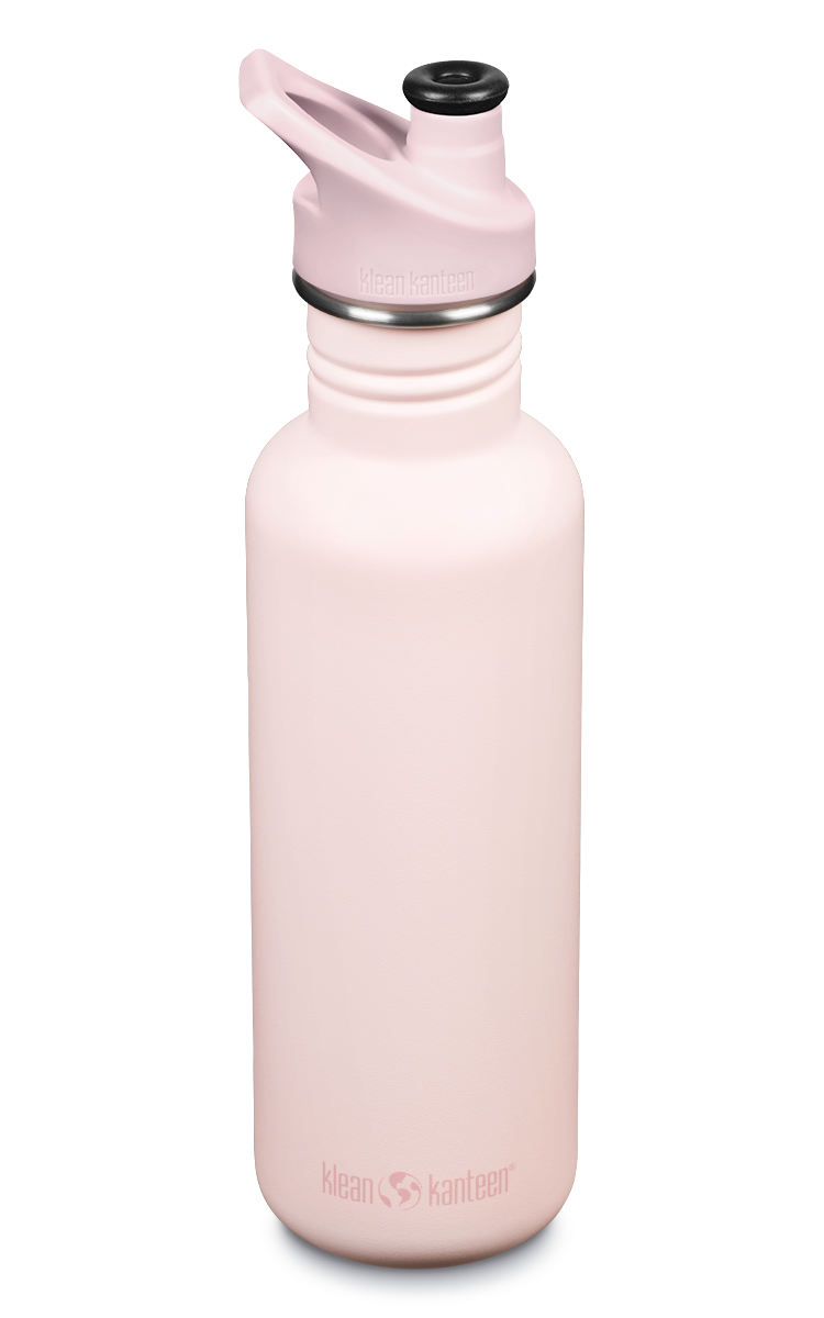 Smuk sart mat rosa udgave i Klean Kanteen´s lækre letvægts drikkeflaske ...